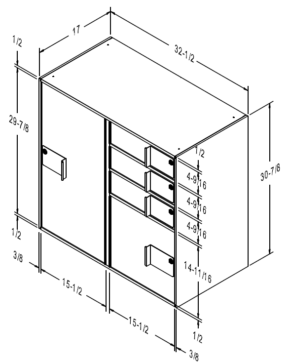 Vault Interior Drawings - Fenco Bank Equipment