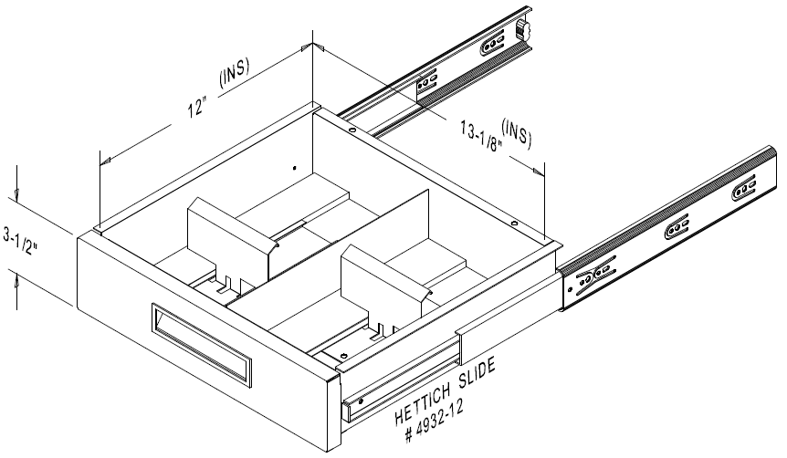 Vault Interior Drawings - Fenco Bank Equipment